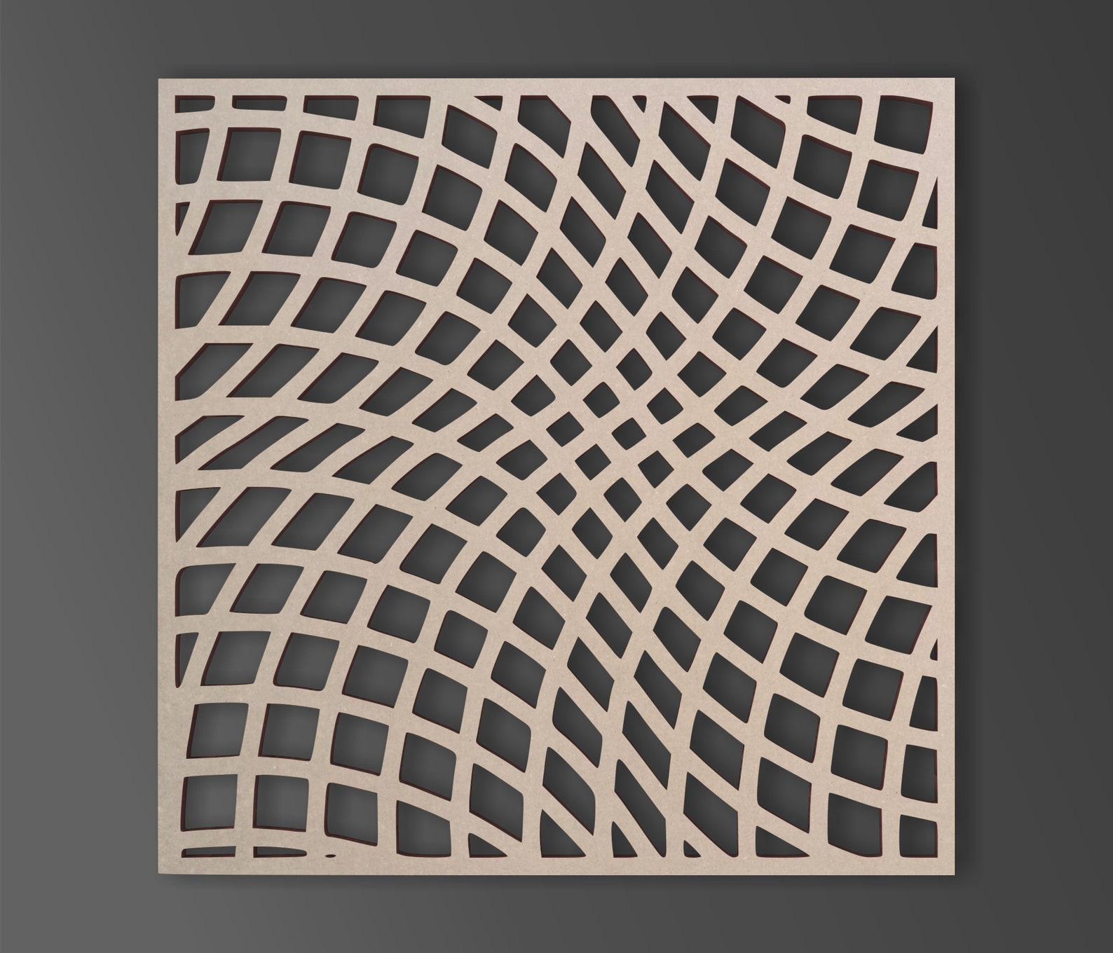 Wooden Shape Twist Lattice Pattern Overlay Wooden Cutout - Etsy