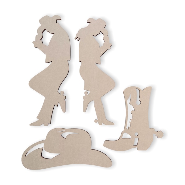 Cowboy Silhouette - Etsy