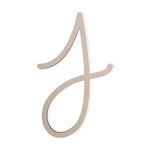 Wooden Letter J - Etsy