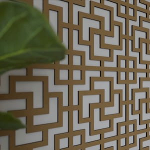 Custom Wooden Aztec Lattice - Trellis, Mandala Wall Art for Home Decor ...
