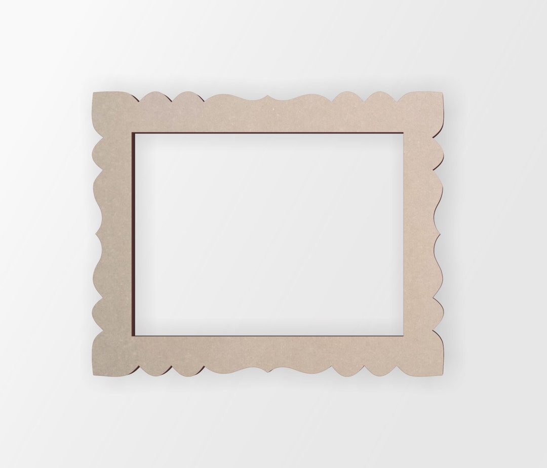 Wooden Picture Frame - Cutout, Home Decor, Unfinished and Available in ...