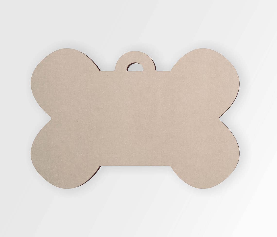 Wooden Dog Bone Tag Cutout Wall Art Home Decor Wall | Etsy