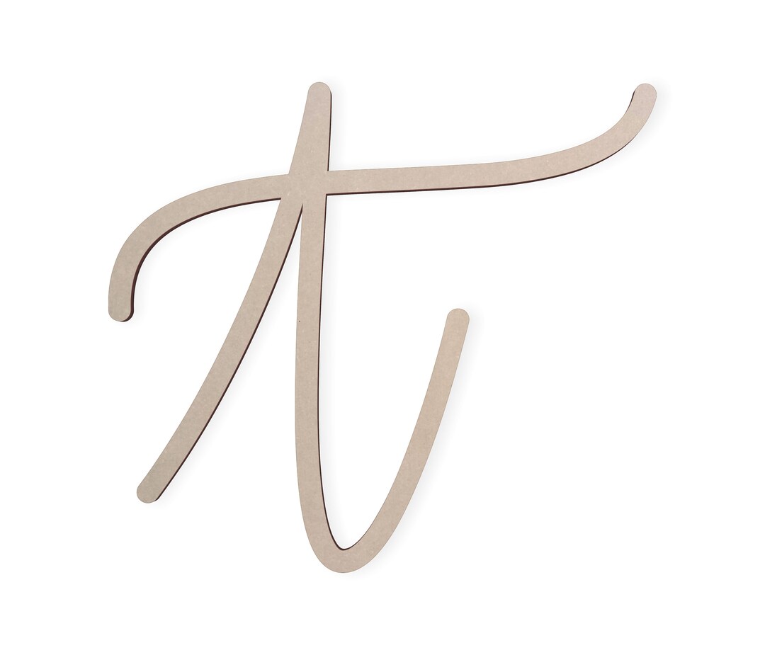 Personalized Large Wooden Letter T for DIY Projects and Decor - Etsy