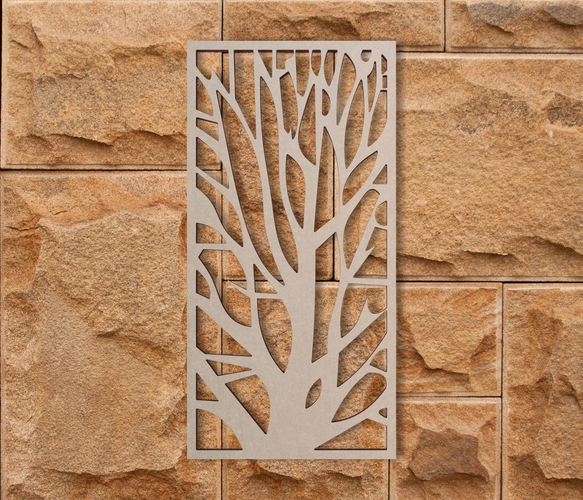 Wooden Tree Branch Lattice Mandala Wall Art for Home Decor - Etsy