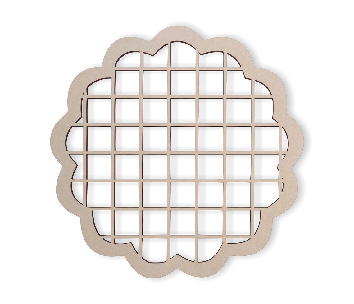 Wood Round Frame Hatch Lace Fretwork Panel Mandala Wall Art - Etsy