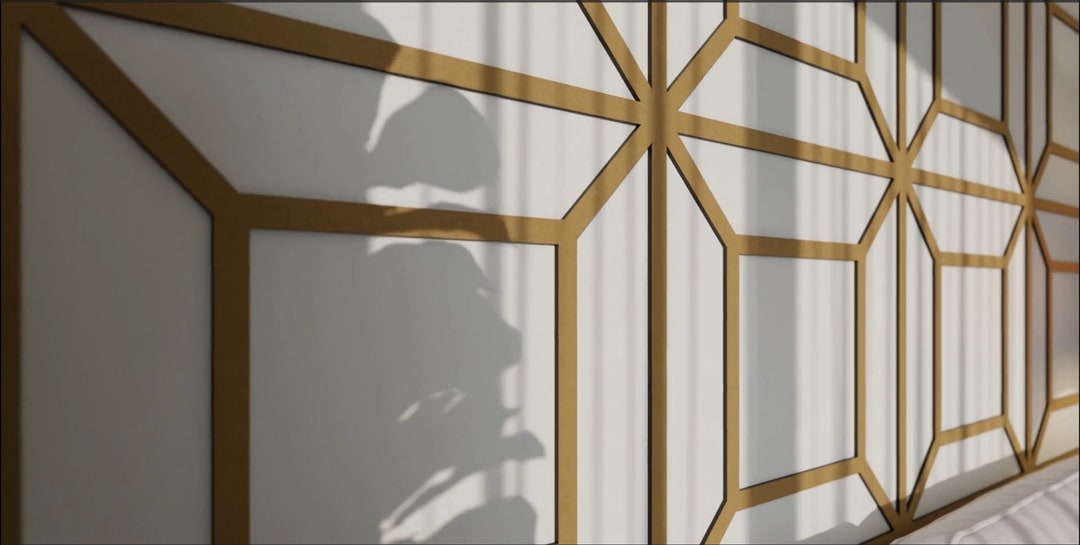 Custom Flower Wood 3D Wall Lattice Panels Wall and Ceiling Decor ...