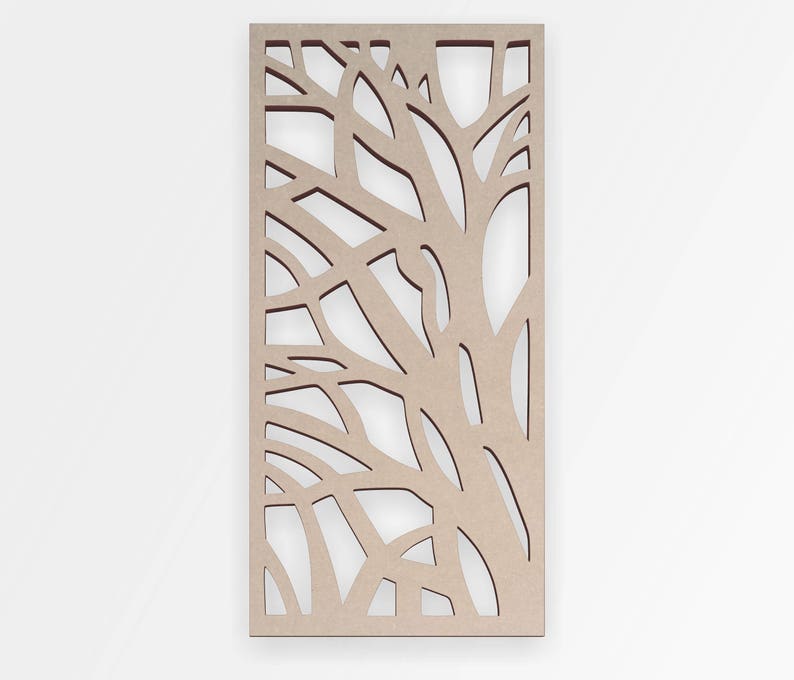 Wooden Shape Tree Branch Lace Panel Wooden Cutout Wall Art - Etsy