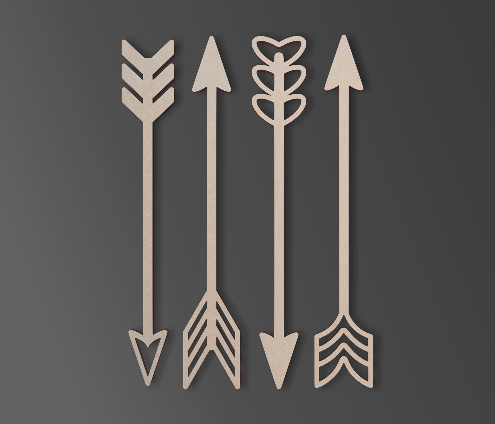 Wooden Home Decor Arrows 4 Cutout Wedding Decor - Etsy