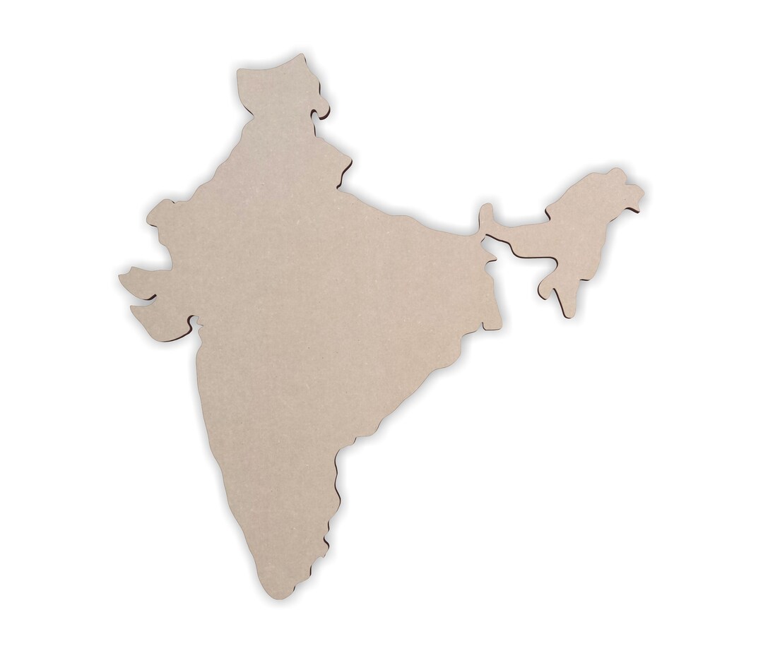 Wooden Shape of India Wooden Cutout of India Country Wall Art - Etsy