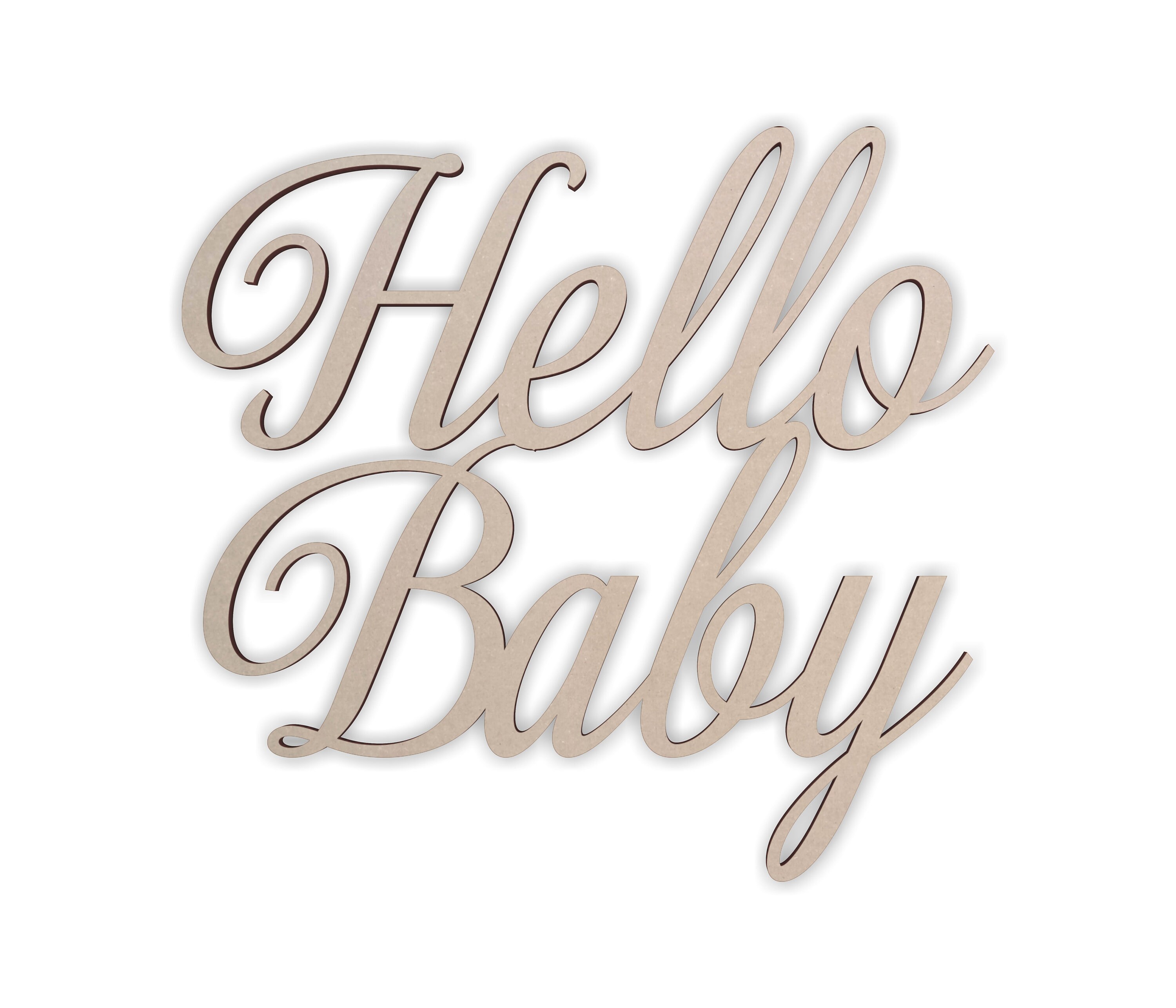 Baby Shower Word Calligraphy Welcome Baby Lettering Inscription For