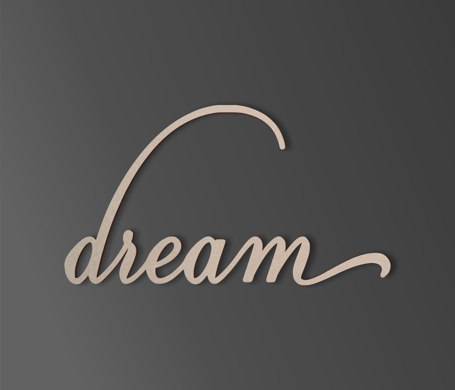 DREAM Wall Decor Word Cutout, Home Decor, Unfinished and Available in ...