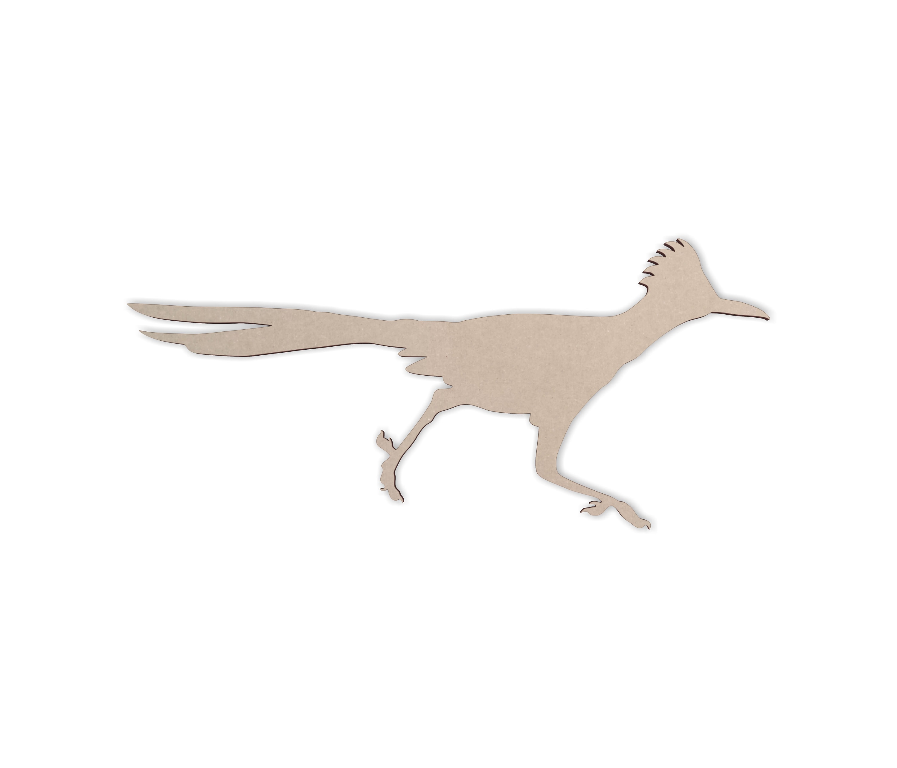 Wooden Roadrunner Wall Decor: Laser Cut Animal Cutout - Etsy