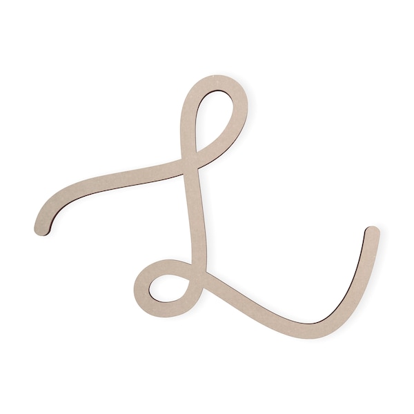 Wooden Letter L - Etsy