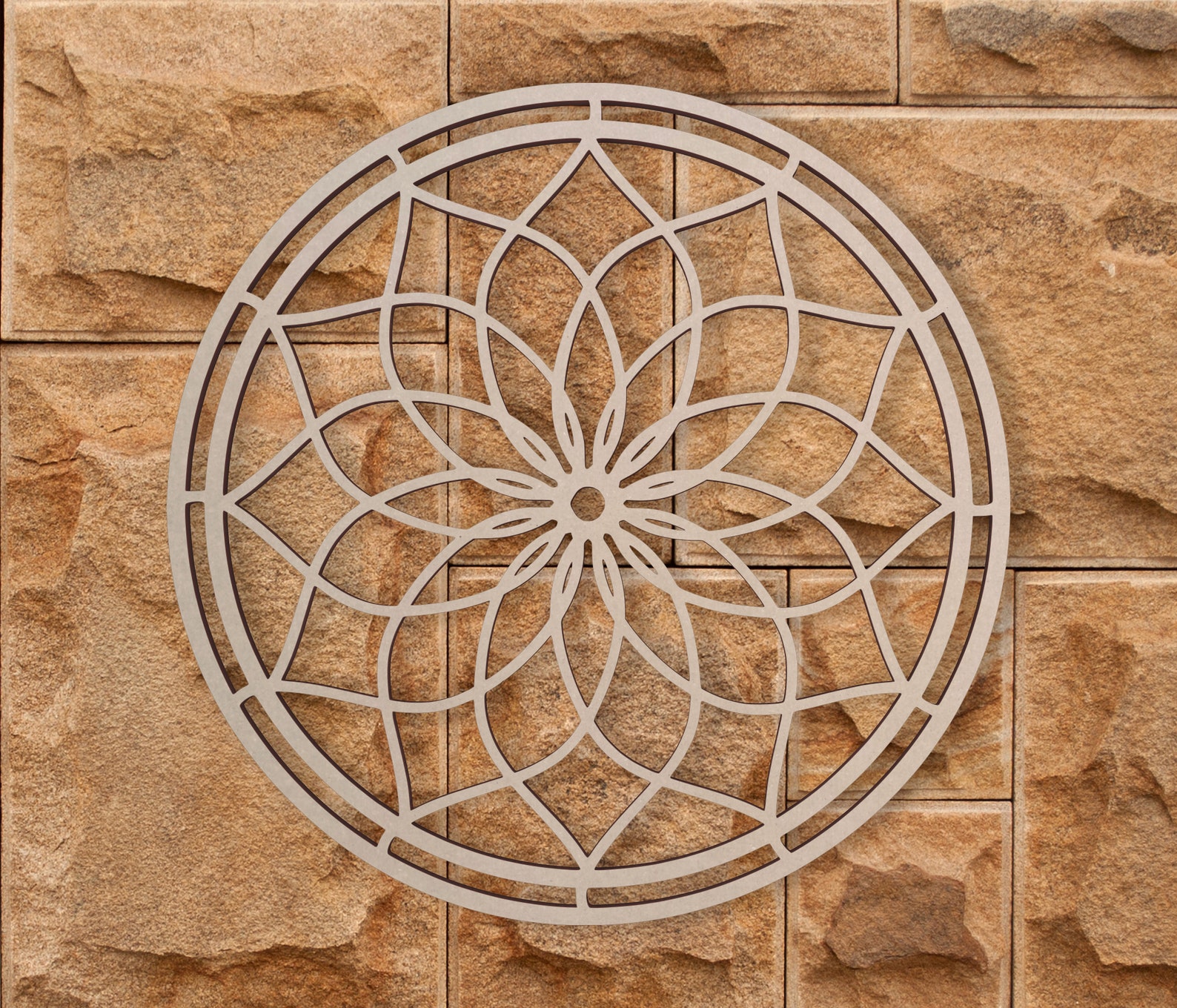 Wooden Circle Flower Shape Cutout Home Decor Unfinished - Etsy