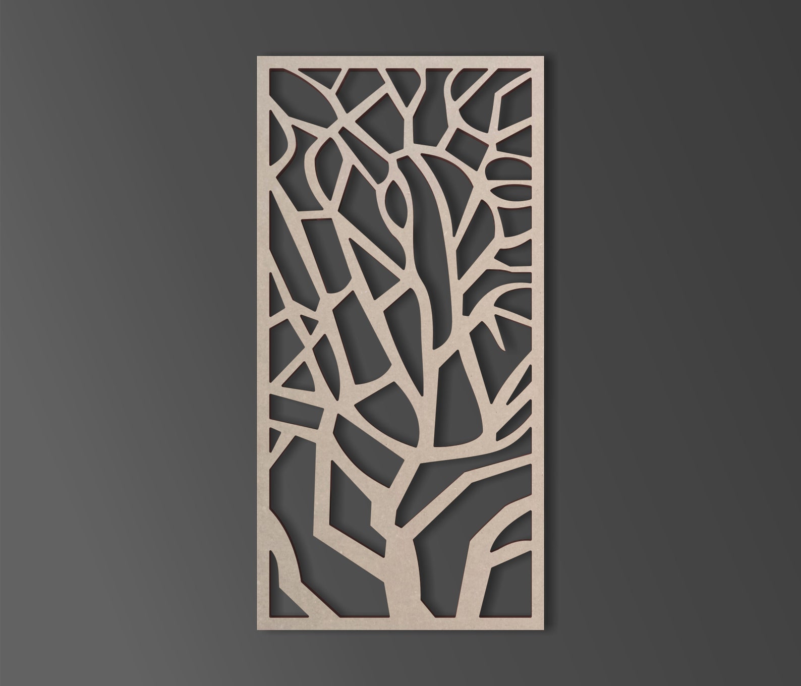 Wooden Tree Branch Lattice Panel Mandala Wall Art for Home - Etsy