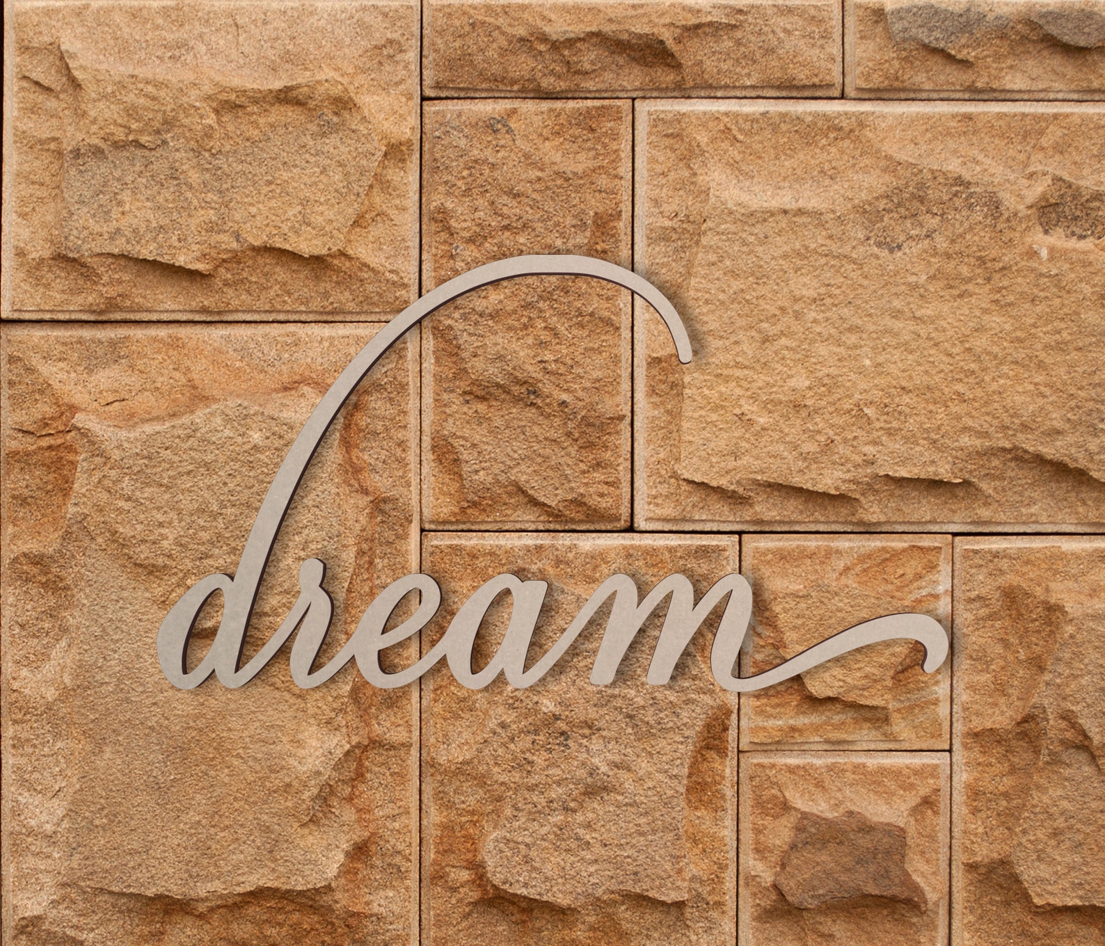 DREAM Wall Decor Word - Cutout, Home Decor, Unfinished and Available in ...