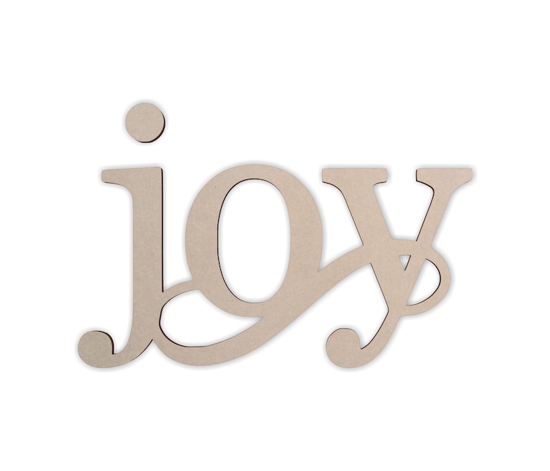 Wall Hanging Word Art joy Cutout Home Decor - Etsy