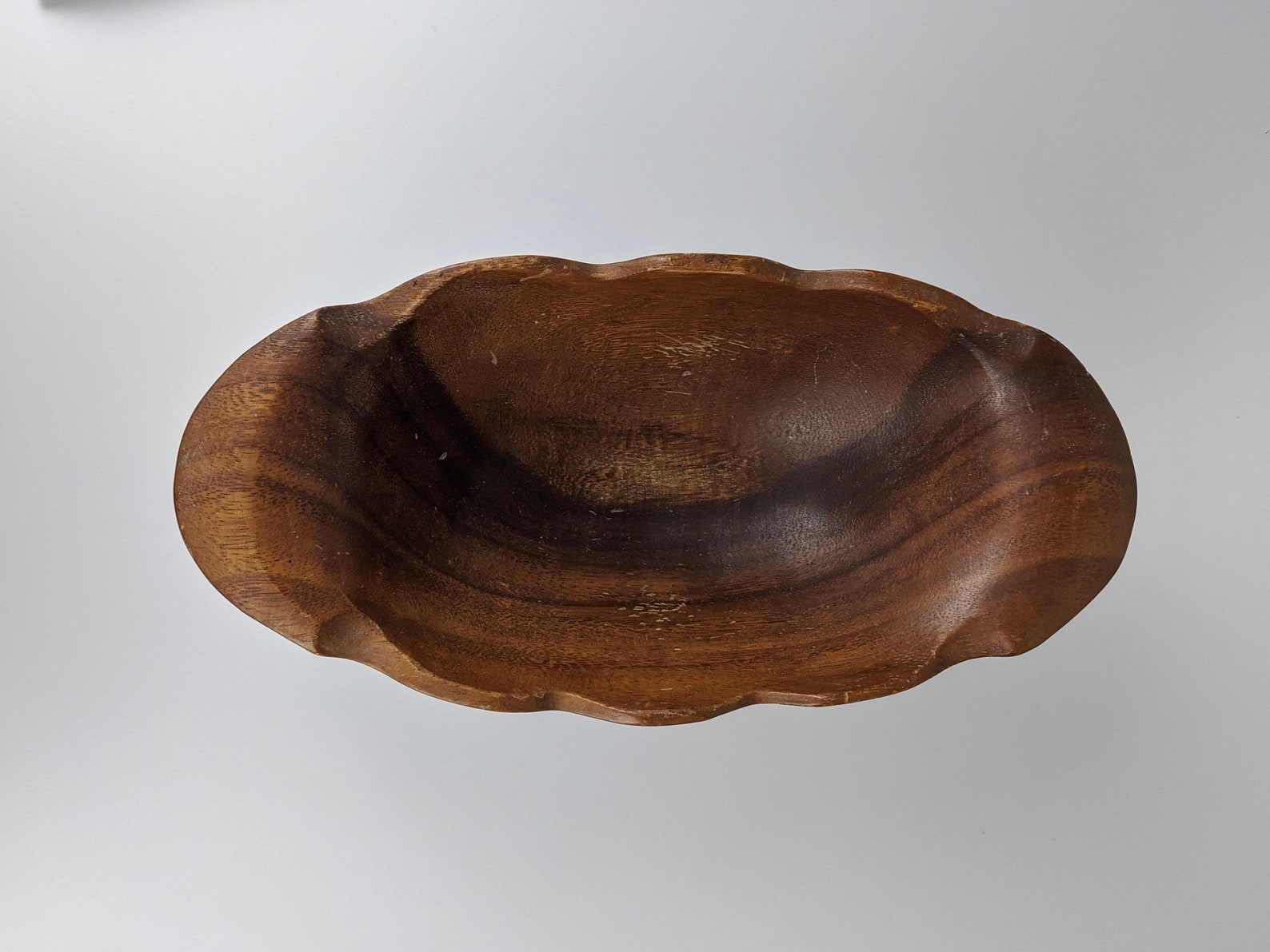 Wooden Oblong Bowl - Etsy