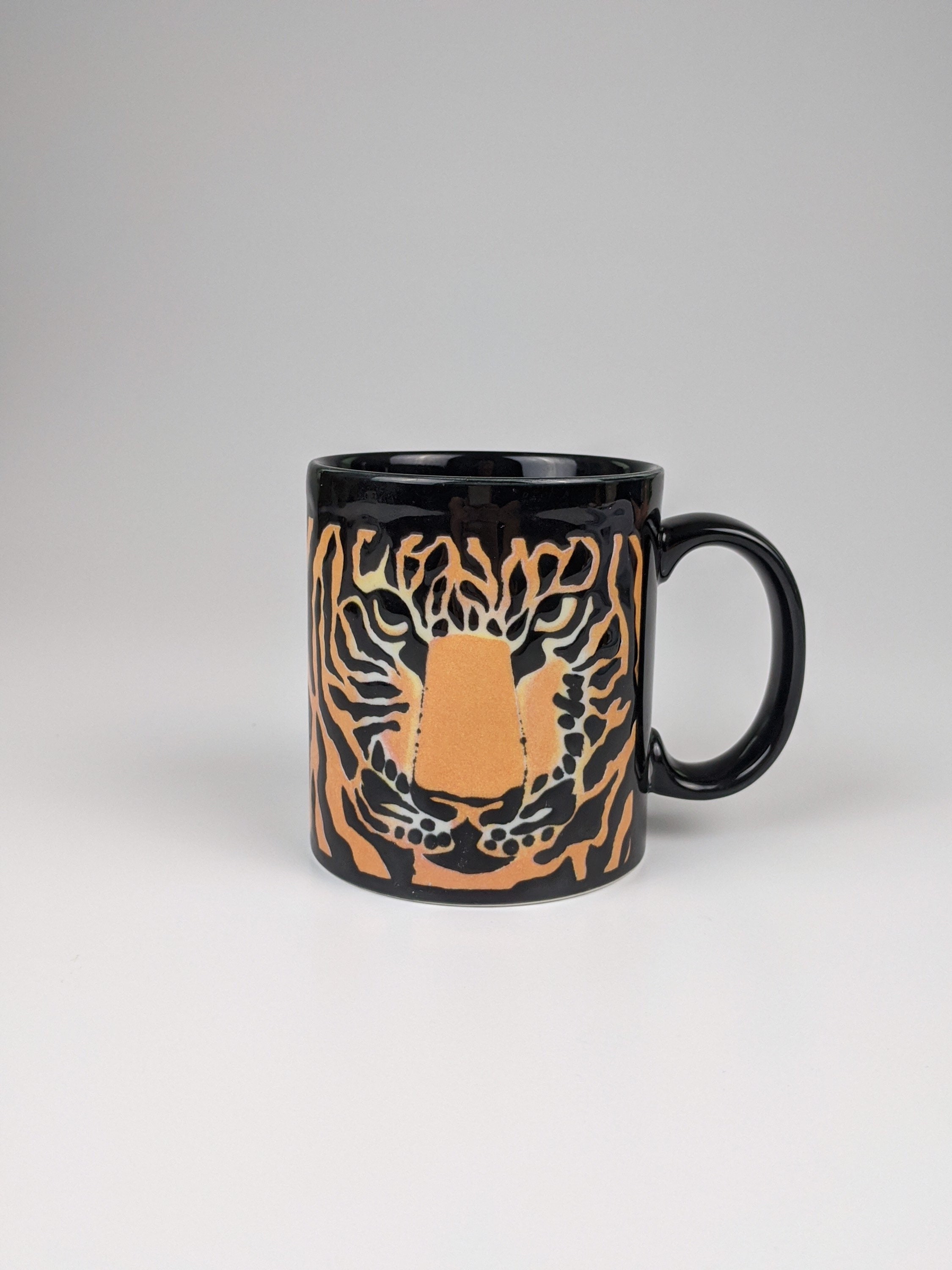Ceramic Tiger Mug - Etsy