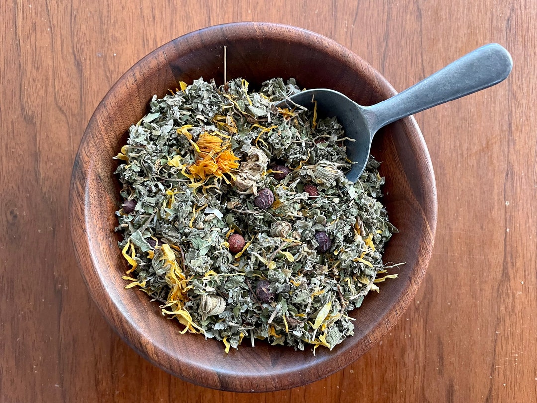 Organic Postpartum Herbal Tea Blend, Strengthening Tea, 1oz + - Etsy