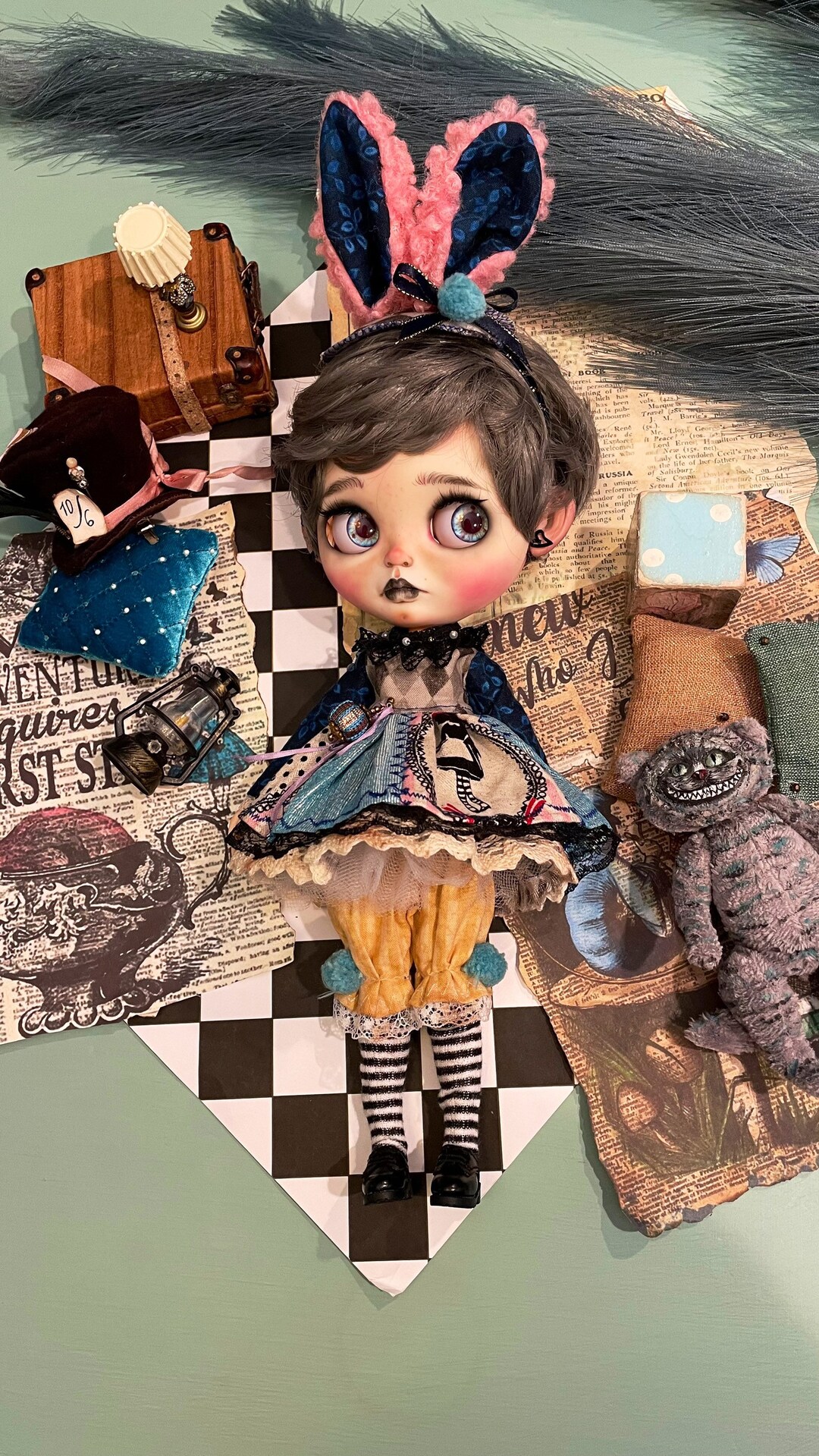 Alice-outfit for Blythe Doll- Set of Clothes for Blythe Dolls- Dress ...