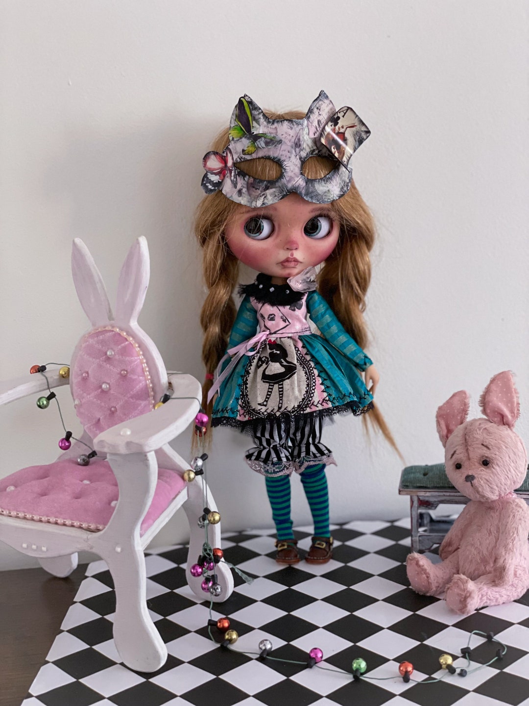 Alice-outfit for Blythe Doll- Set of Clothes for Blythe Dolls- Dress ...