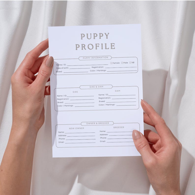 Fillable Dog Breeder Puppy Pack Forms Canva Template Mega Bundle ...