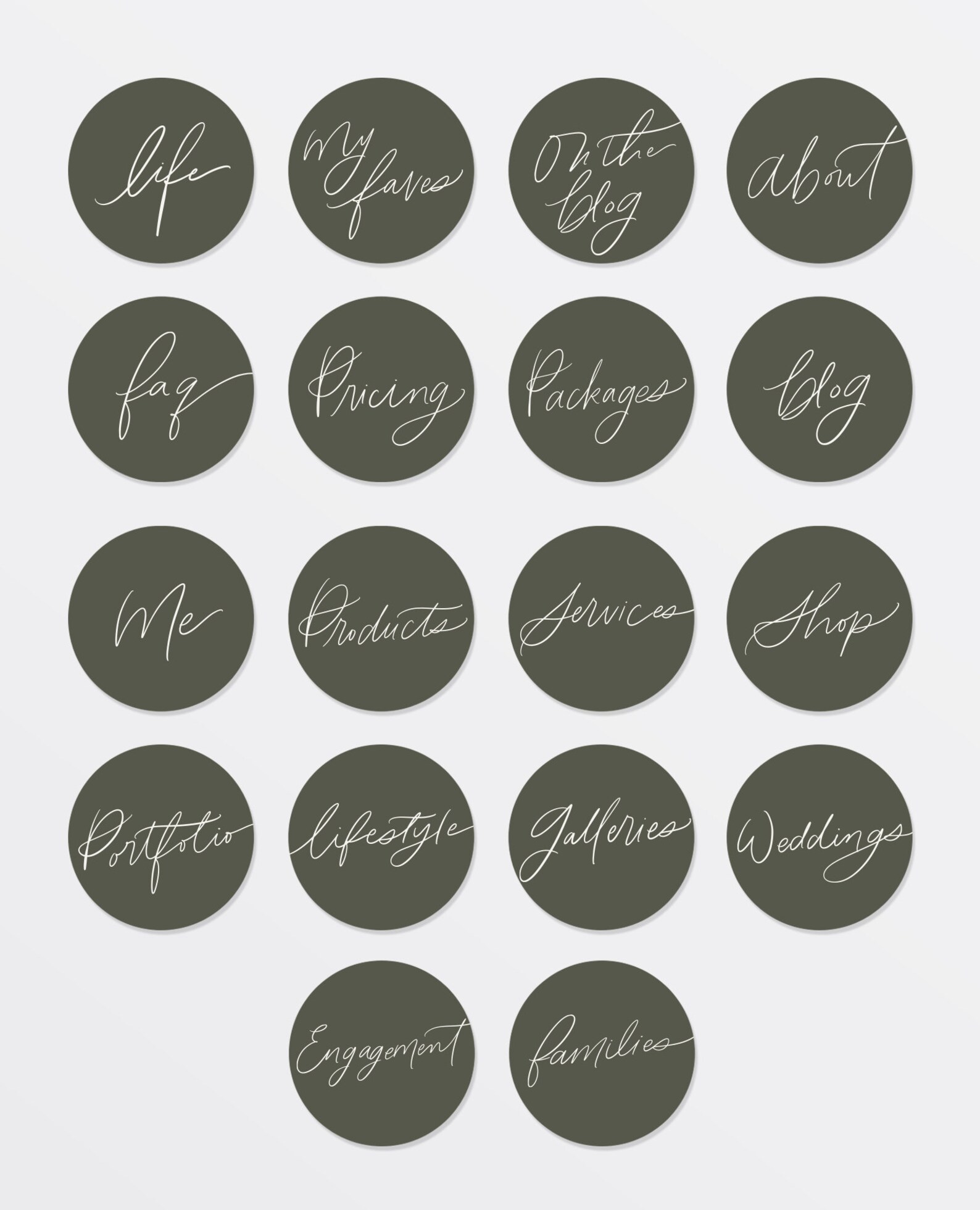 Instagram Highlight Covers for Wedding Brands & Businesses | 54 ...