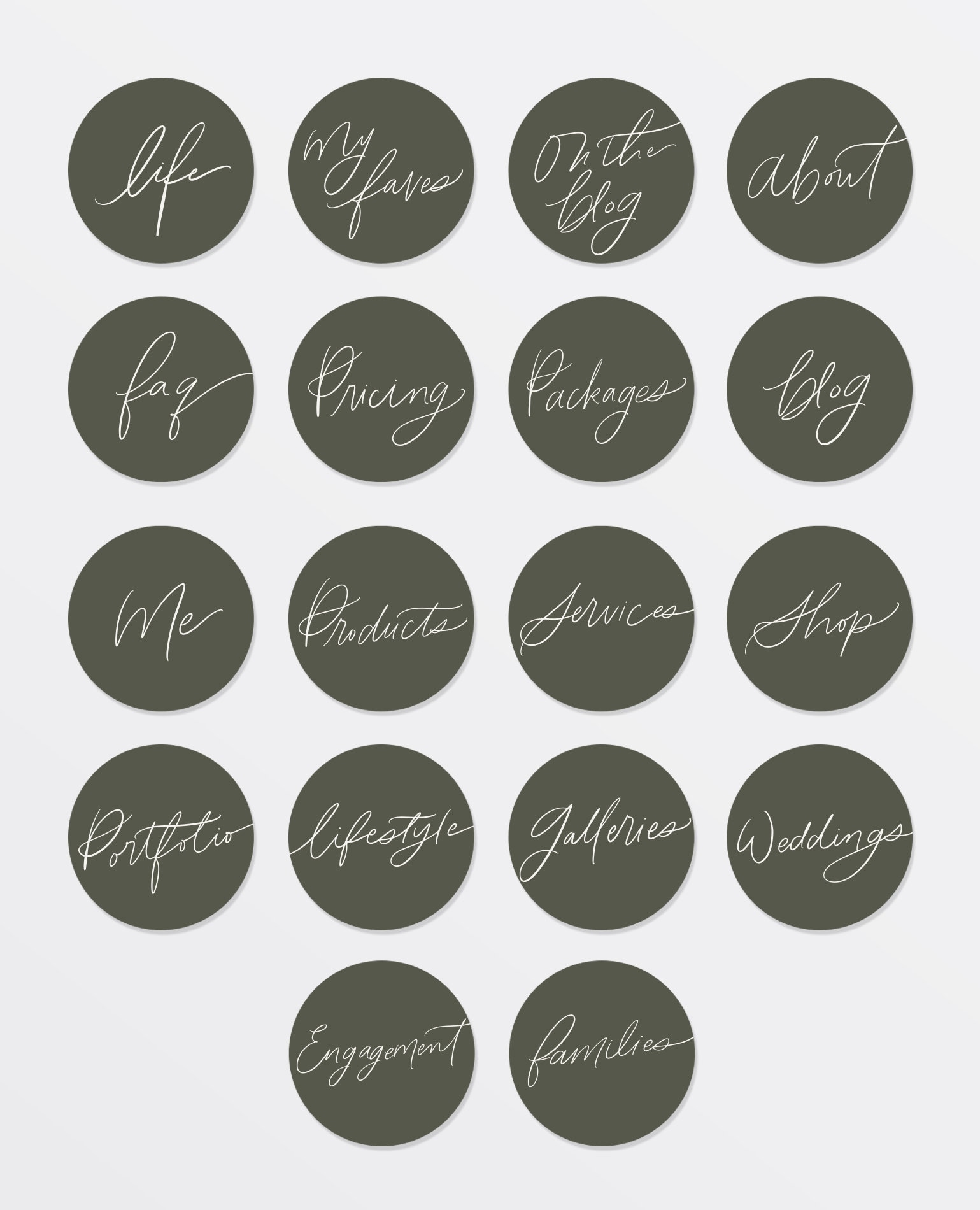 Instagram Highlight Covers for Wedding Brands & Businesses | 54 ...