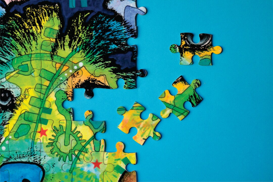 Jigsaw Puzzle Dean Russo Husky Puzzles Toys Games Entertainment Family ...