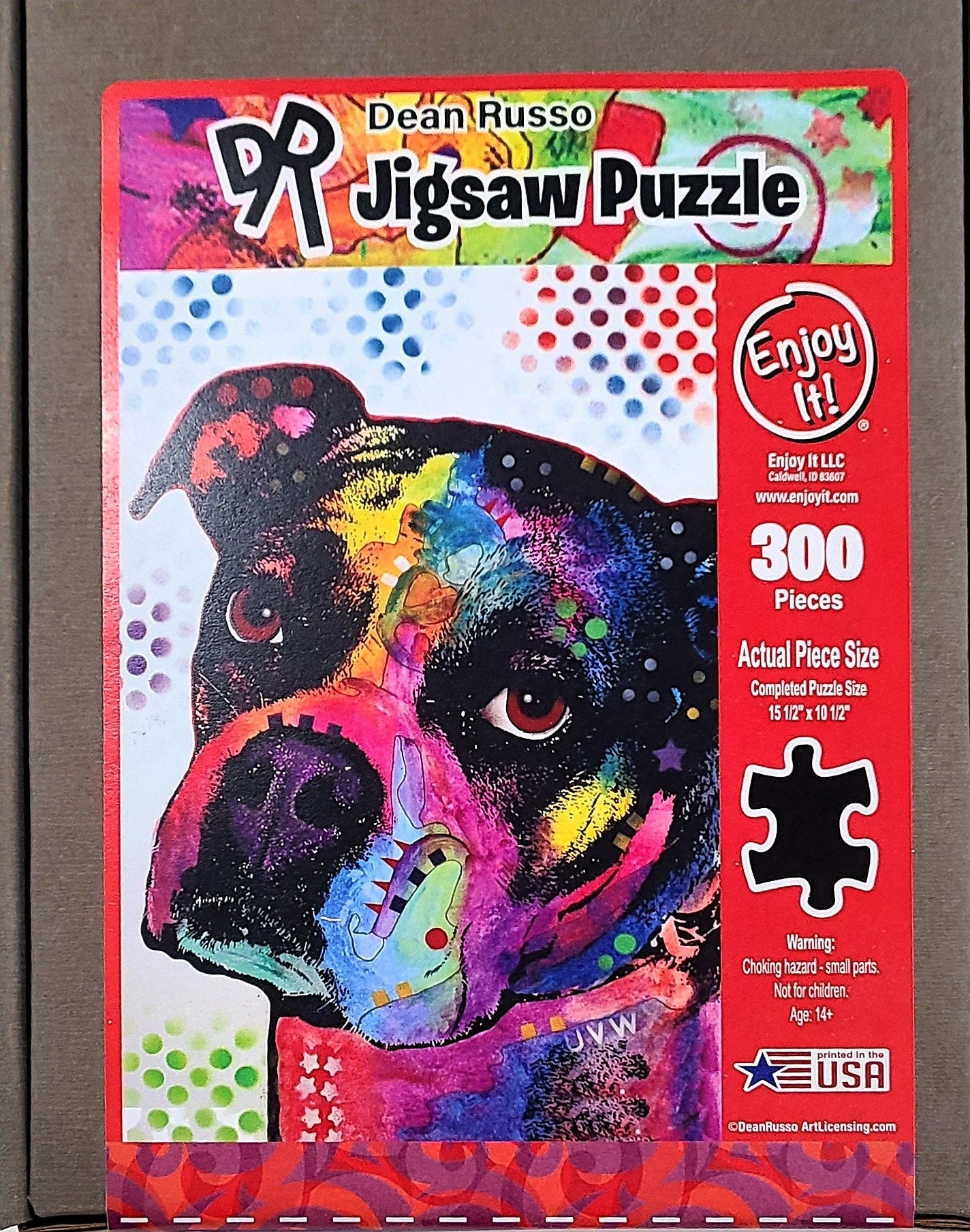 Jigsaw Puzzle Dean Russo Boxer Puzzles Toys Games | Etsy