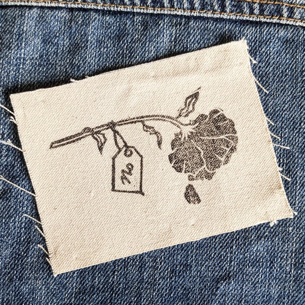 Block Print Patch - Etsy