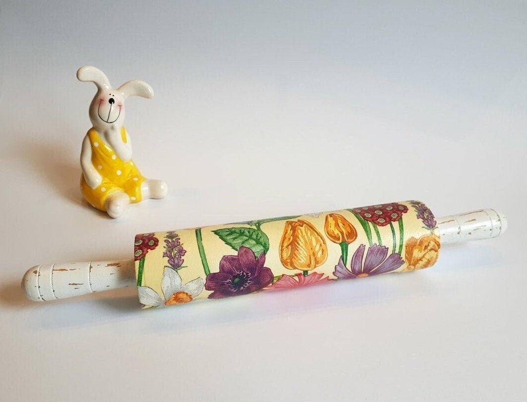Wooden Dough Roller Handmade Kitchen Decoration Wood Rolling Pin ...