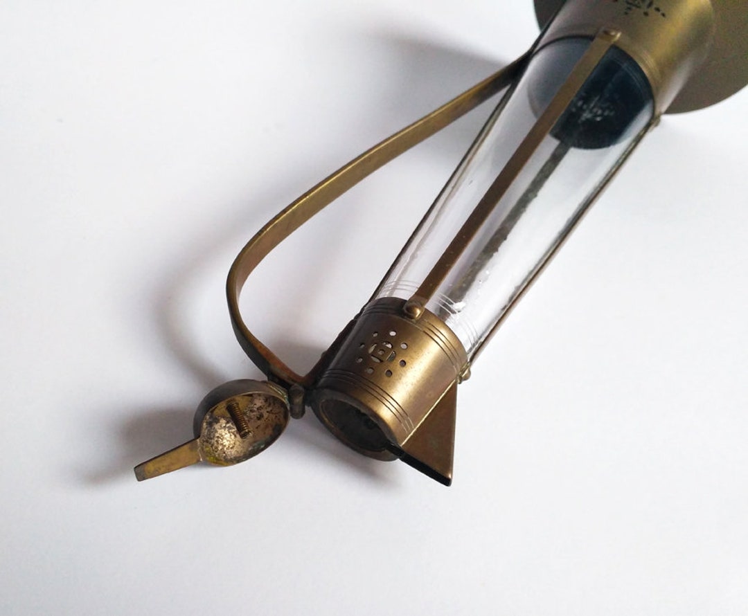 Middle Eastern Oil Pitcher Antique Brass Mediterranean Oil Vessel ...