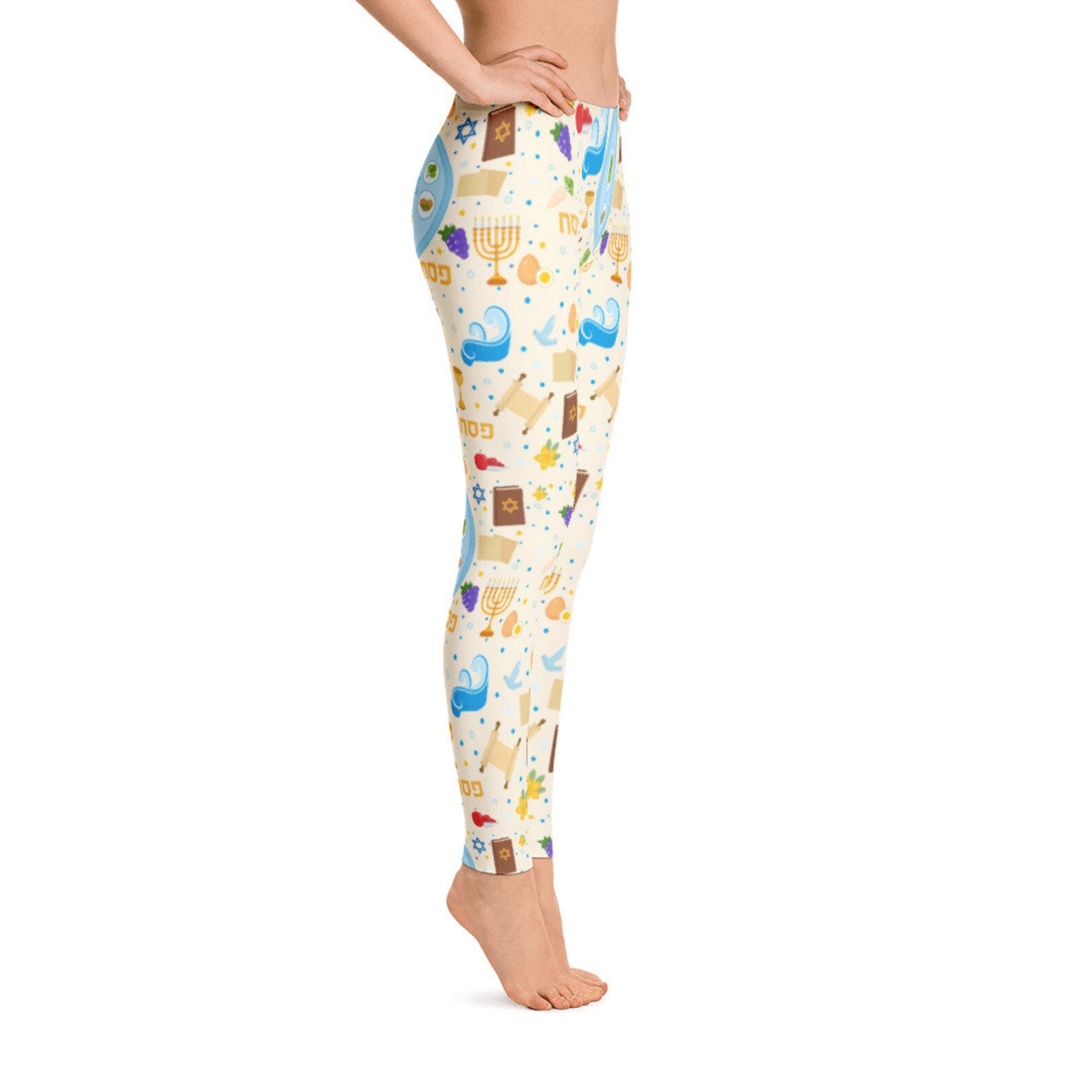 Passover Leggings Pesach Pants: Seder Outfit Pesach Jewish - Etsy