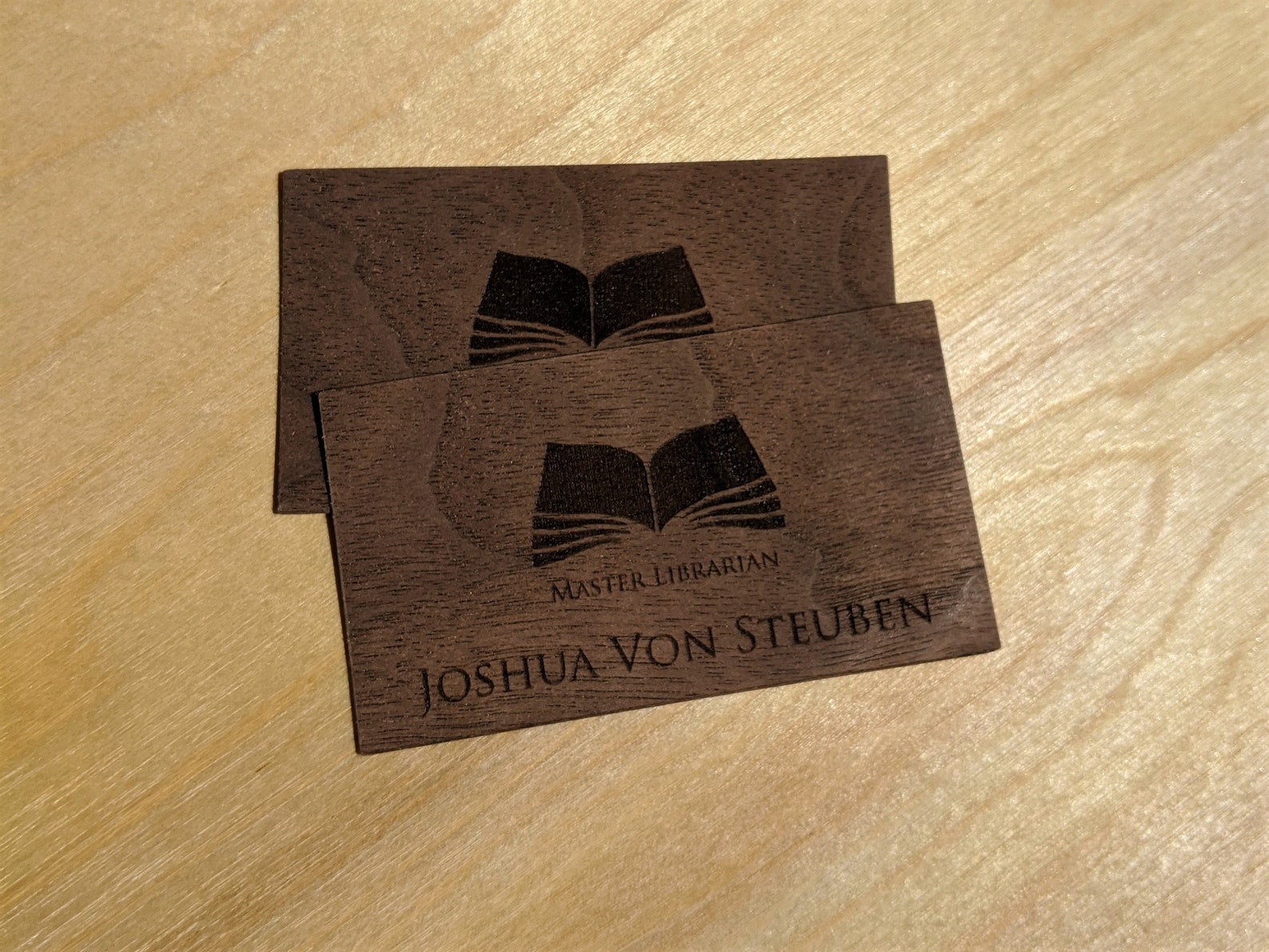 Master Librarian Wood Cards From the Magic Tree House Book - Etsy