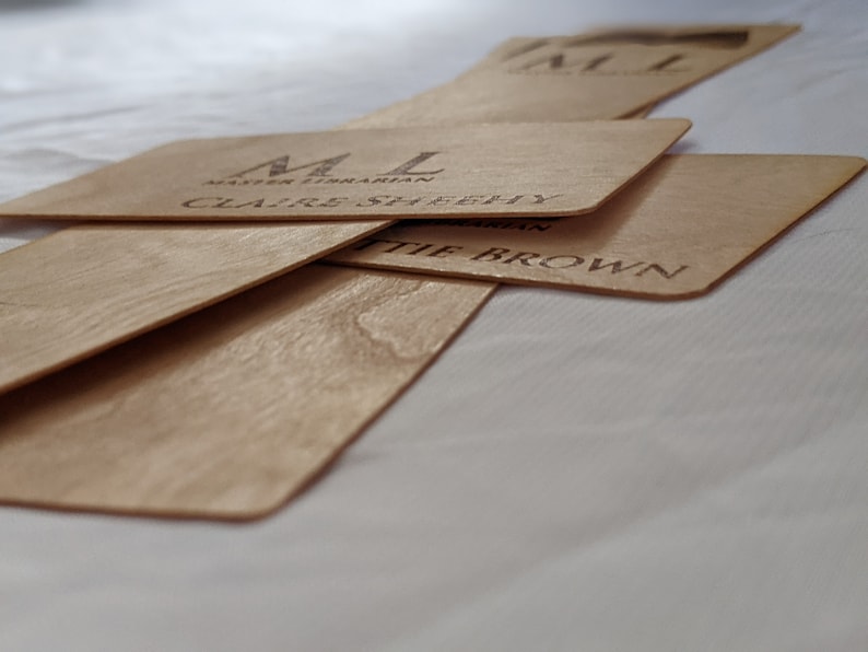 Master Librarian Wood Cards From the Magic Tree House Book - Etsy