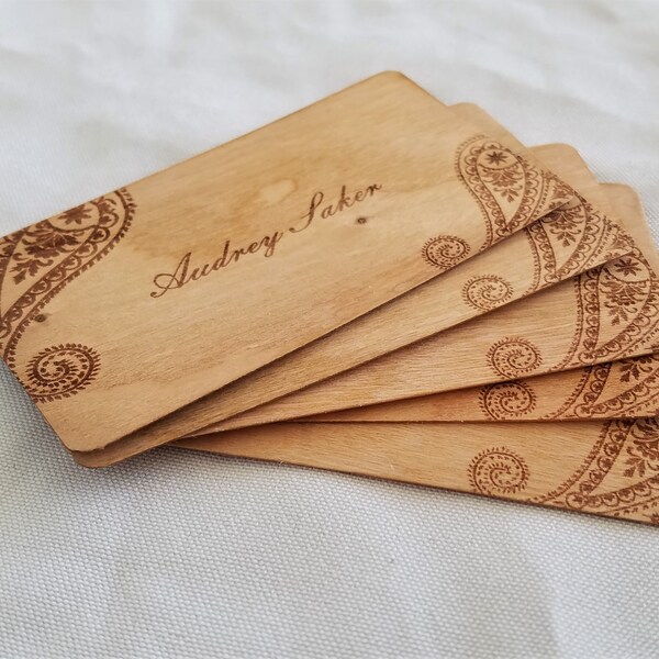 Wood Place Cards - Etsy