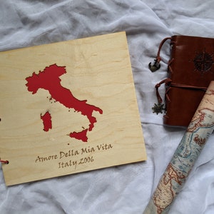 Italy Travel Gift | Italy Gift | Italy Honeymoon | Italy Vacation Album ...