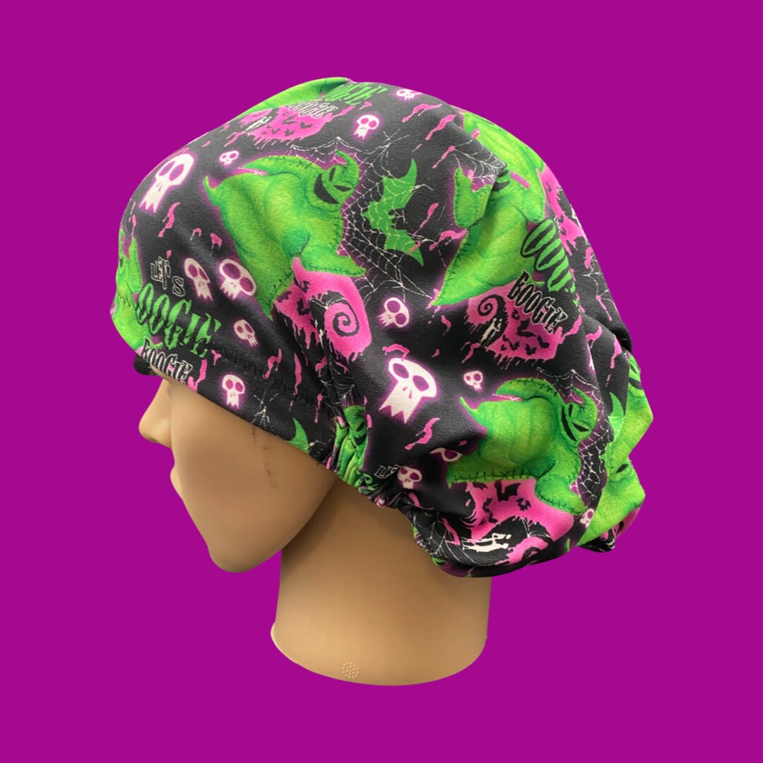 Oogie Boogie Scrub Hat, Euro Style Surgical Cap, Halloween Scrub Cap - Etsy