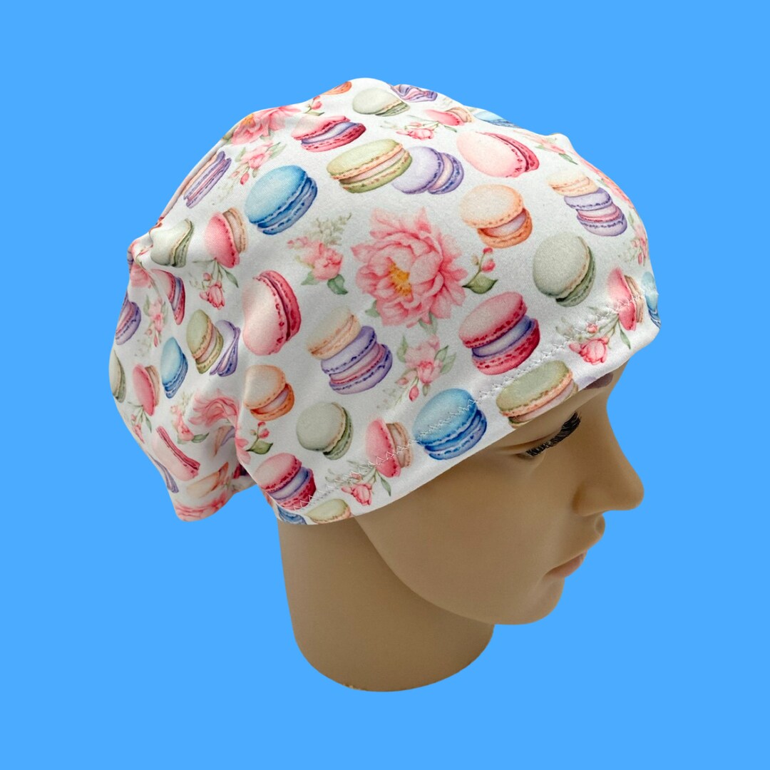 Macaron Scrub Cap, Euro Style Scrub Hat, Cookie Surgical Hat - Etsy