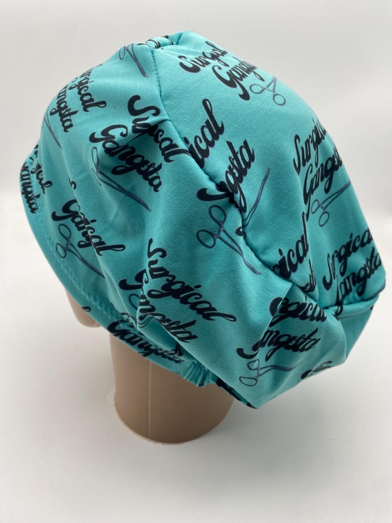 Surgical Gangster Scrub Hat, Surgery Euro Style Scrub Cap, Operating ...