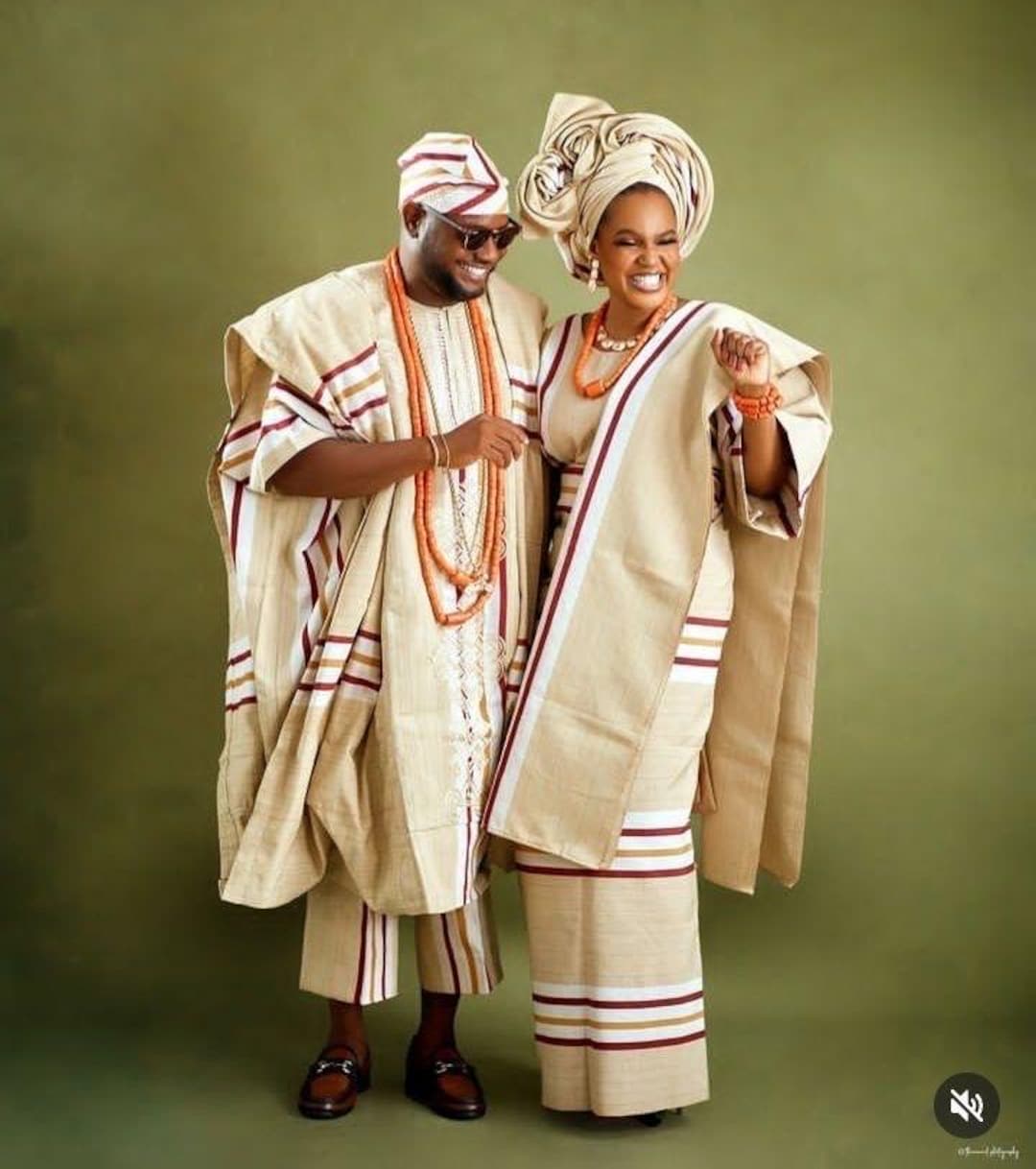African Print Aso Oke, Aso Oke Styles, Aso Ofi, Nigeria Wedding Outfit ...
