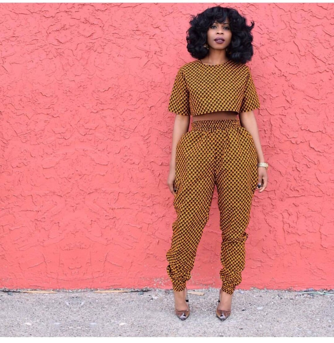 LELE African Print Matching Setafrican Printankaraafrican - Etsy