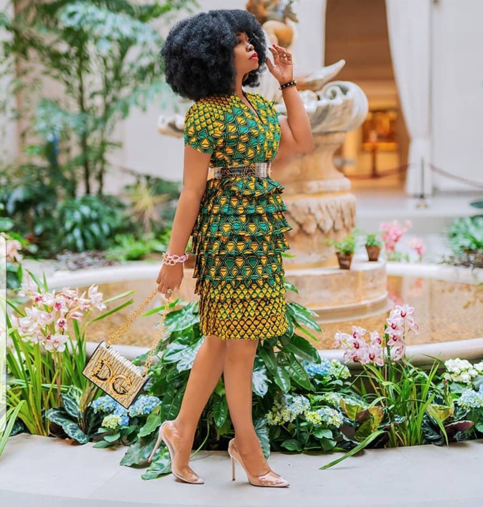 Sami African Print Dress, Ankara Fashion, Ankara Dress, Beautiful ...