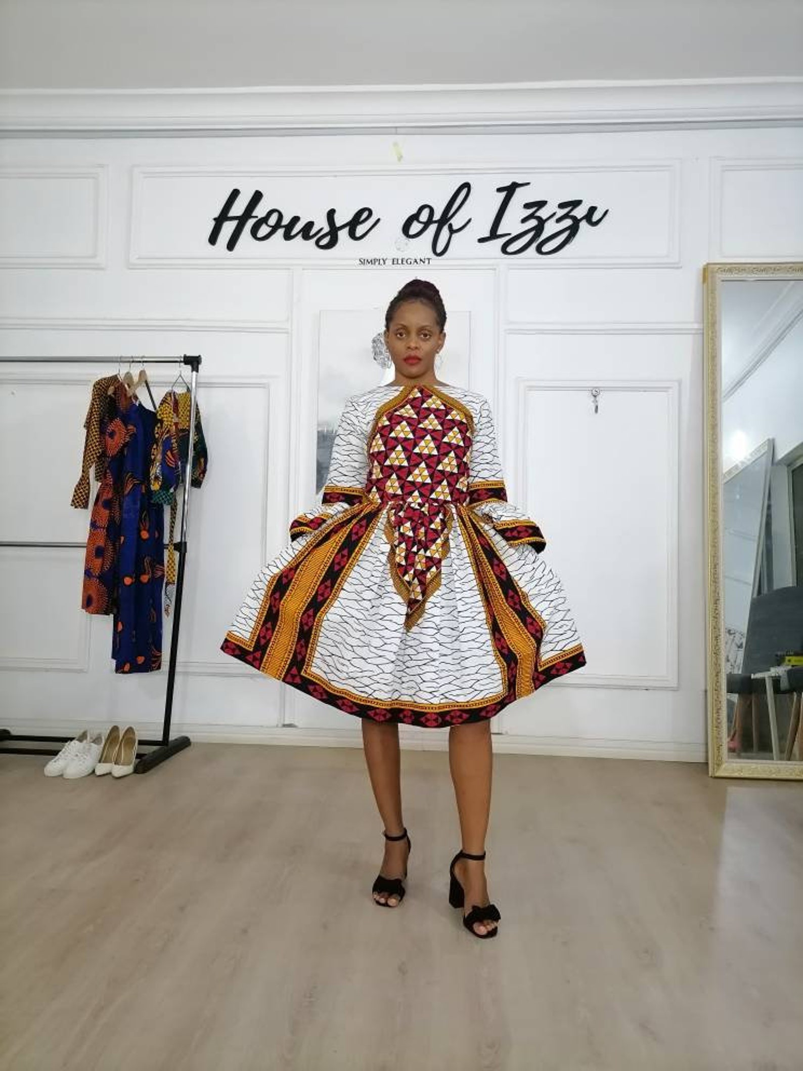 TITO African Print Dress,black Panther,ankara Fashion,african Print ...