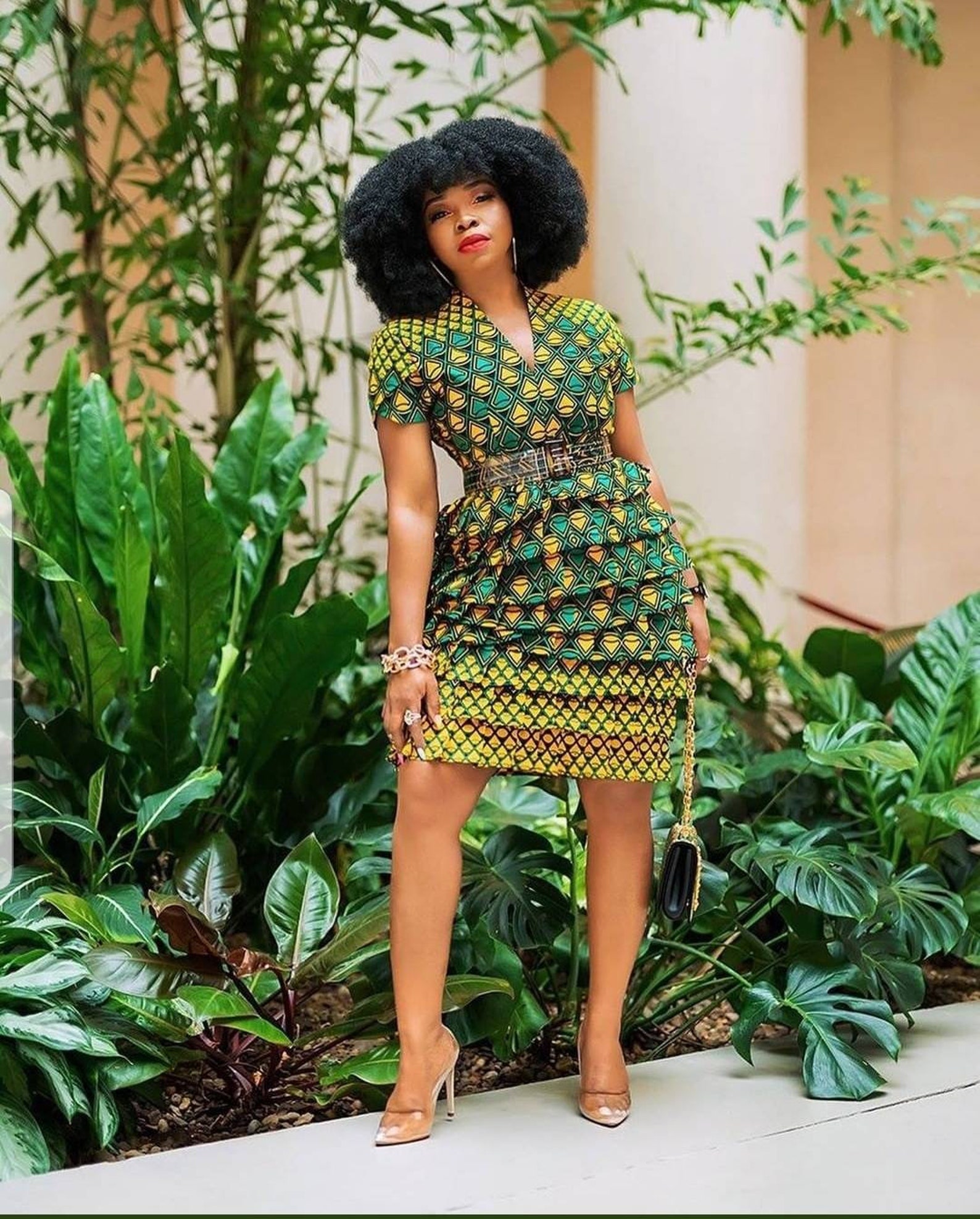 Sami African Print Dress, Ankara Fashion, Ankara Dress, Beautiful ...
