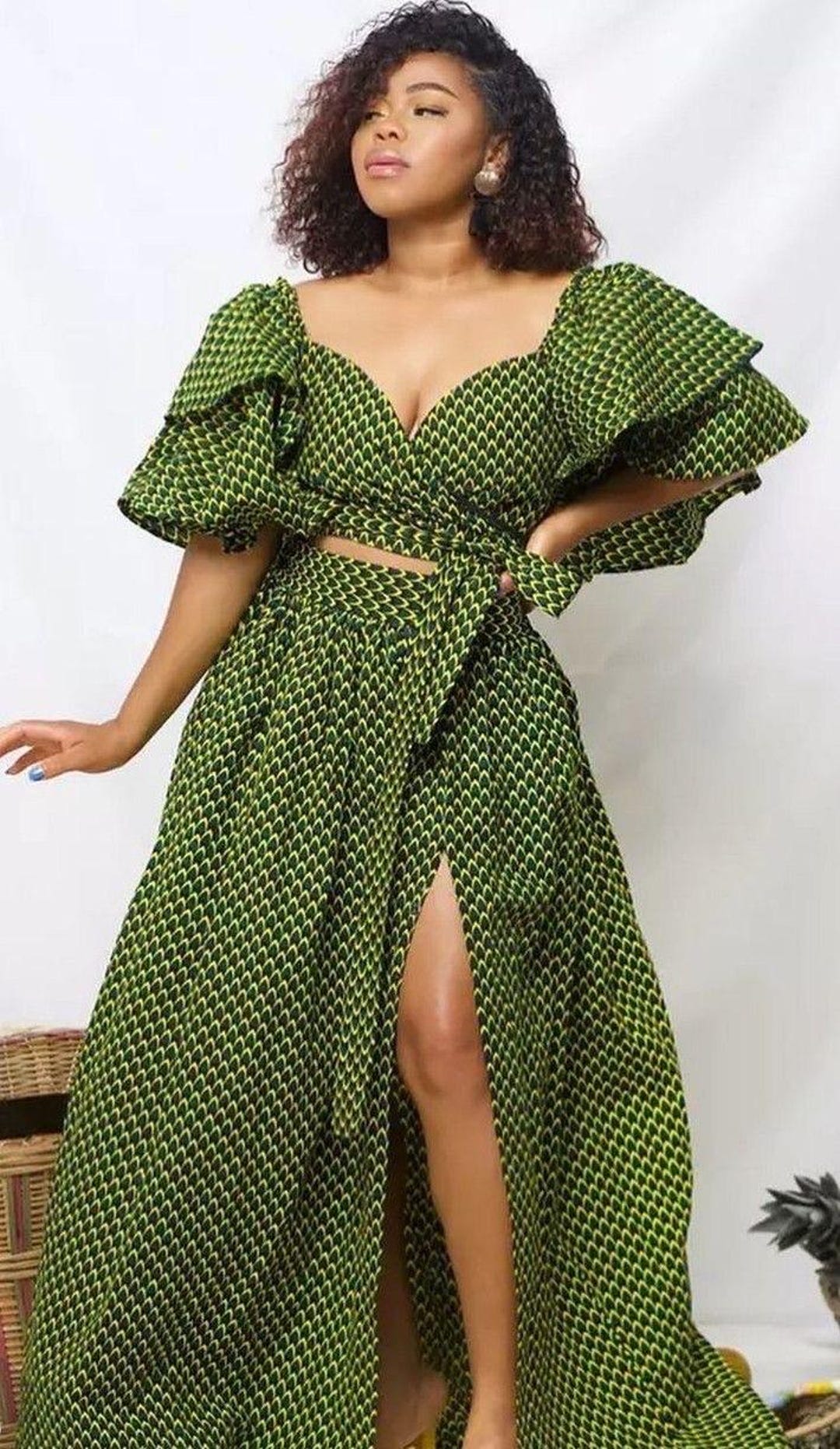 ABI African Print Matching Set, Ankara, African Print, Classy Matching ...