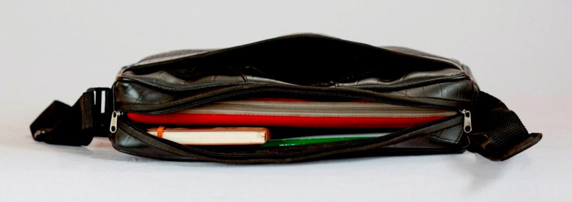 Laptop Bag Shoulder Bag Upcycled Made of Inner Tubes - Etsy