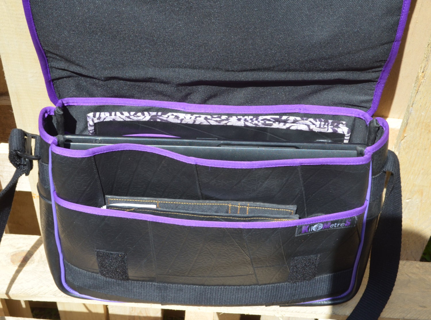 Laptop Bag - School Bag - Up-cycled From Recycled Inner Tubes - Etsy